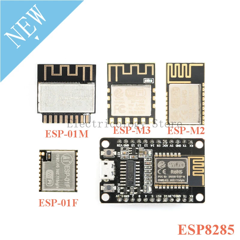 Módulo inalámbrico de Control de Transmisión, placa de desarrollo, ESP 01F, ESP 01M, ESP M2 ...