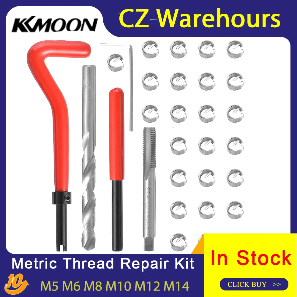 Metric Thread Repair Insert Kit M5 M6 M8 M10 M12 M14 Helicoil Car Pro ...