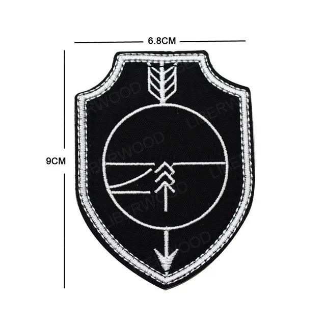 Schild Patch Vorlage
