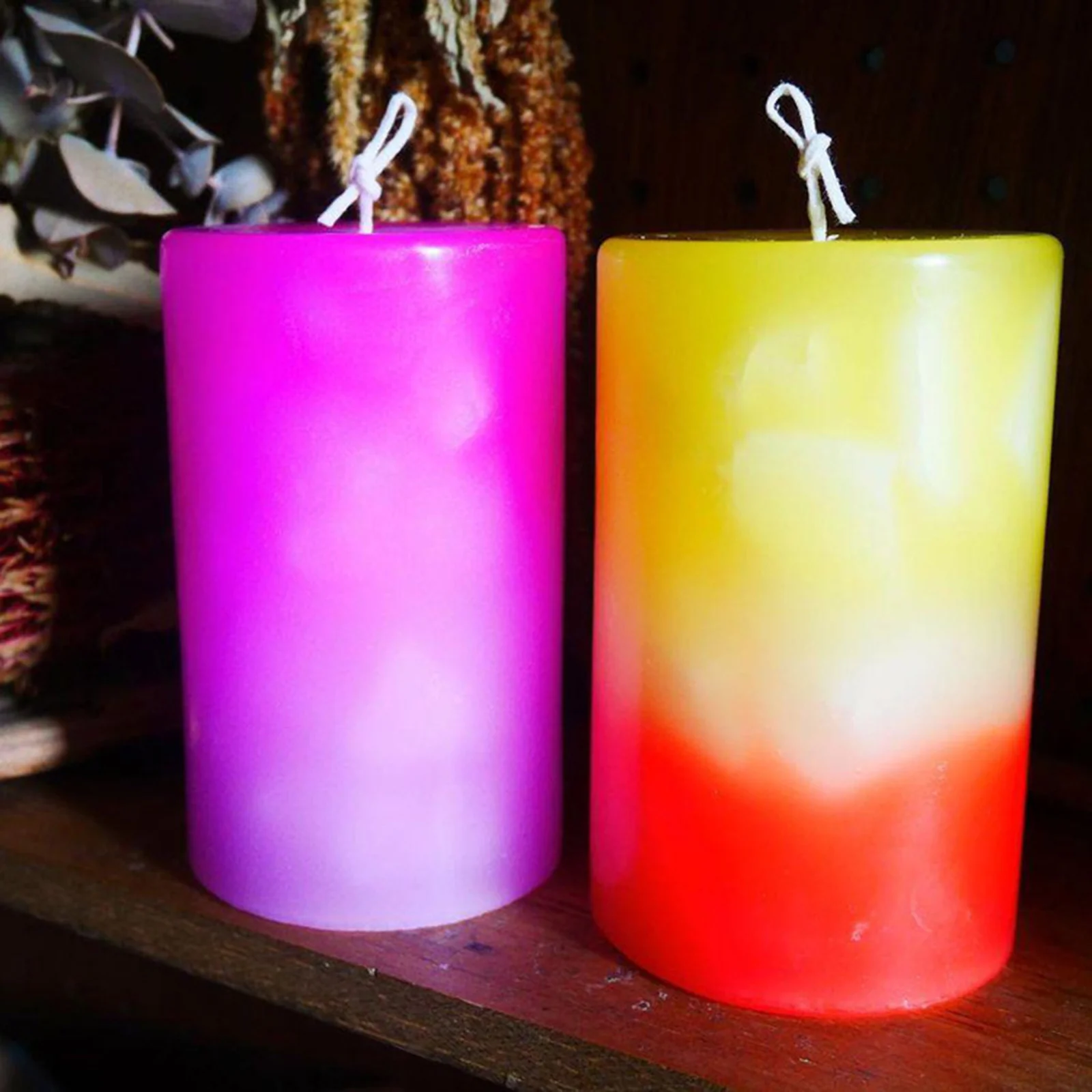 Cylinder Light Resin Mold,LED Silicone Molds Night Lights Crafts with ...