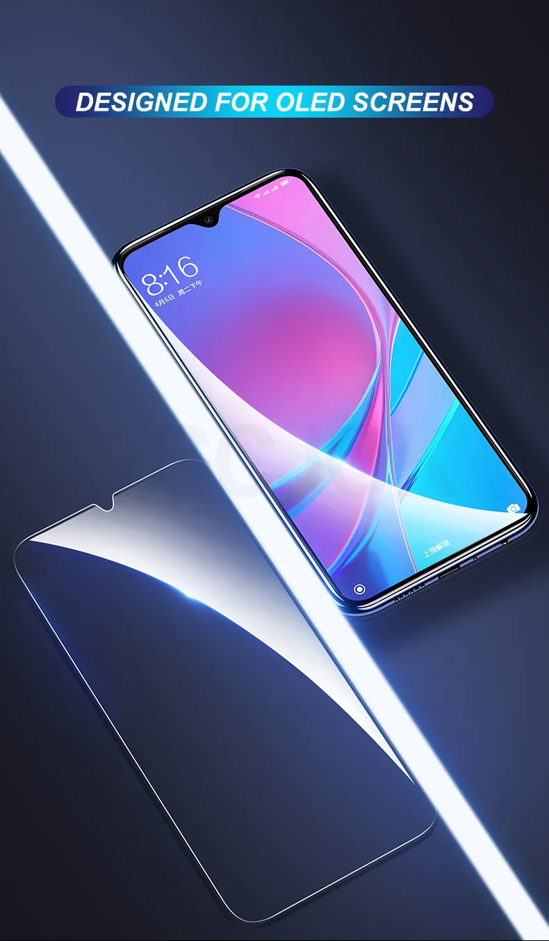 Закаленное стекло для Xiaomi mi 9 SE CC9 CC9E стекло для mi Play A3 Lite защита экрана на ...