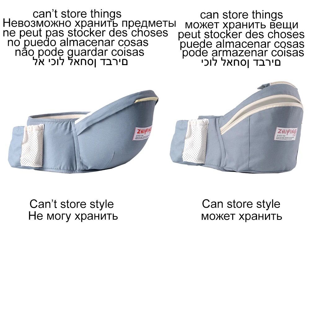 Front Facing Ergonomics Baby Carrier Backpack Wrap Carrier Waist Hip ...