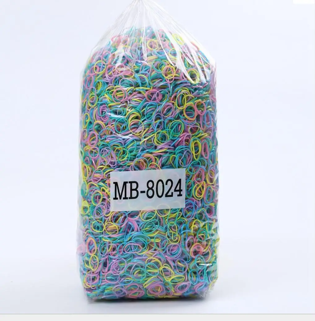 1000Pcs Pet Grooming Rubber Band Small Elastic Dog Headwear Dog Teddy ...
