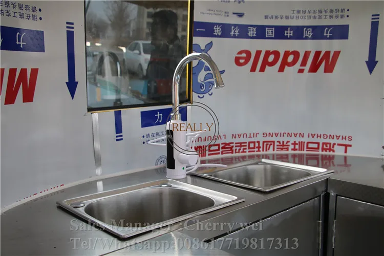 3m Food Cart Smile Street Ven Ice Cream Vendiding Cart Trolley coffee ...