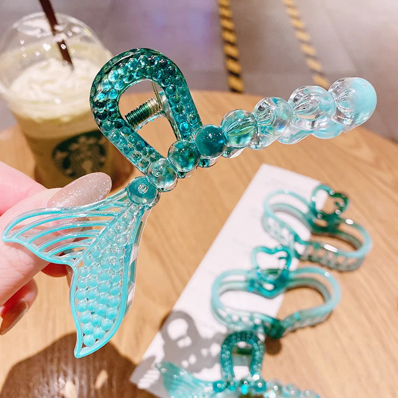 New-Women-Girls-Cute-Fish-Tail-Barrettes-Sweet-Headband-Mermaid ...