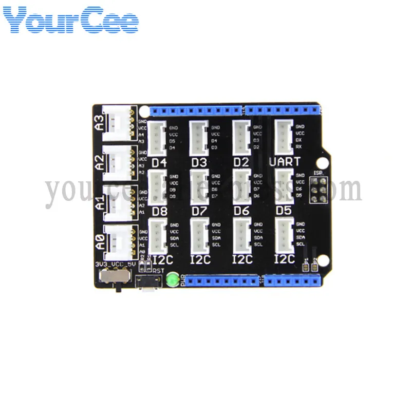 Grove-Base-Shield-V2-0-for-Arduino-UNO-r3-Sensor-IO-Development-Demo ...