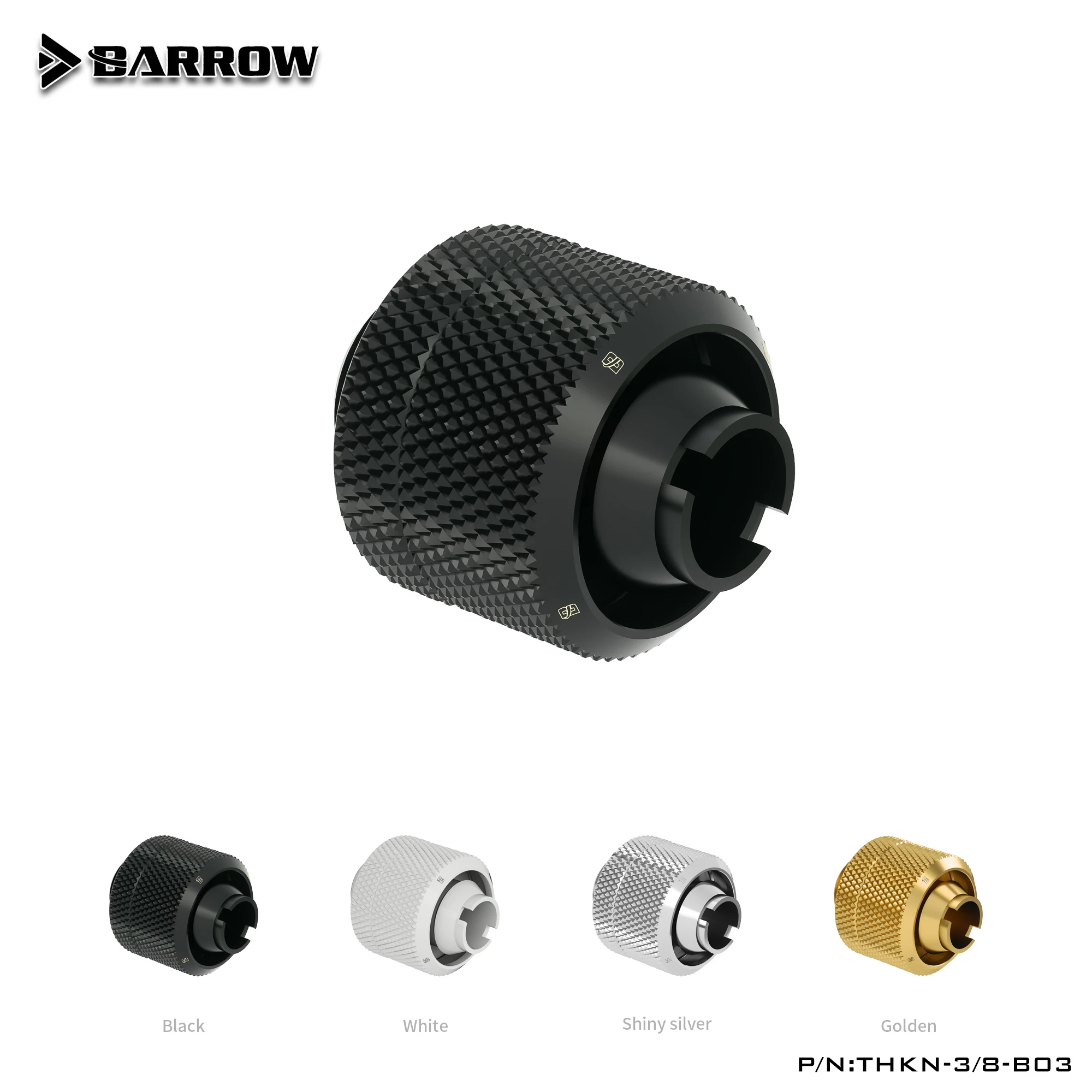 Barrow Pc Water Cooling Fitting Soft Tube Connector Sliding Tubing Hand ...