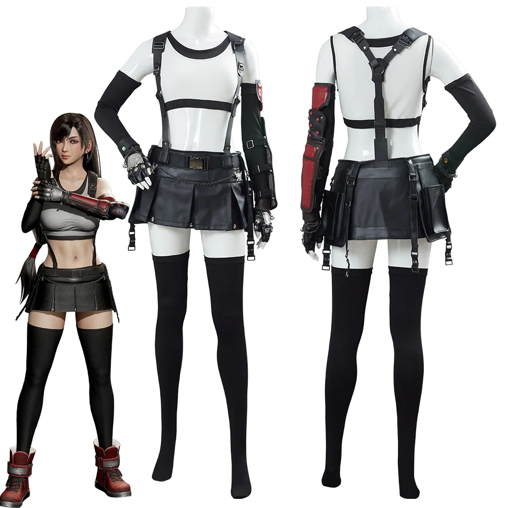 Final Cosplay Fantasy Tifa Lockhart Cosplay Costume - AllCosplay.com