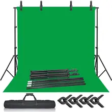Selens Green Screen Backdrop Stand Kit 6.5x10ft Background Support ...