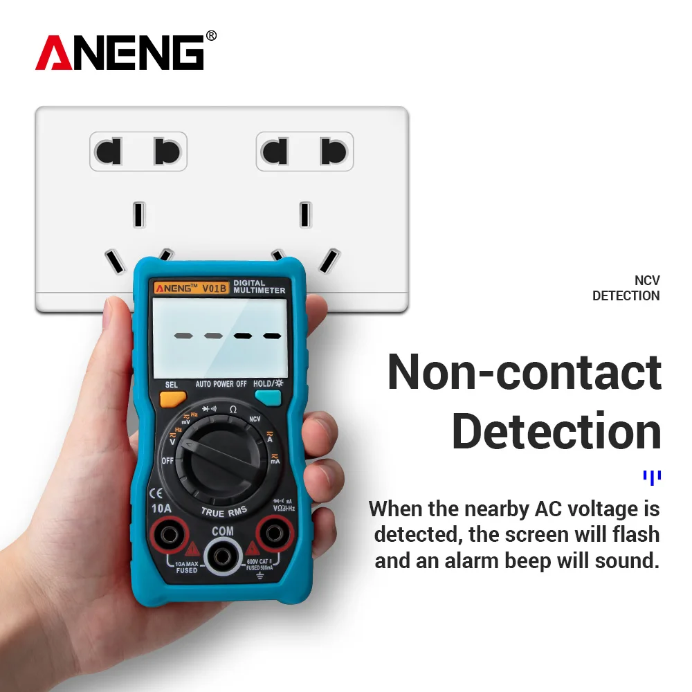 Generic Aneng V01b 4000 Counts Digital Multimeter Comprobador ...