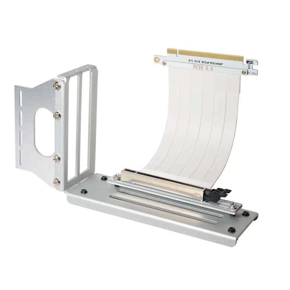 Silver-White-PCI-E-Graphics-Card-Vertical-Bracket-GPU-Holder-GEN3-PCIe ...