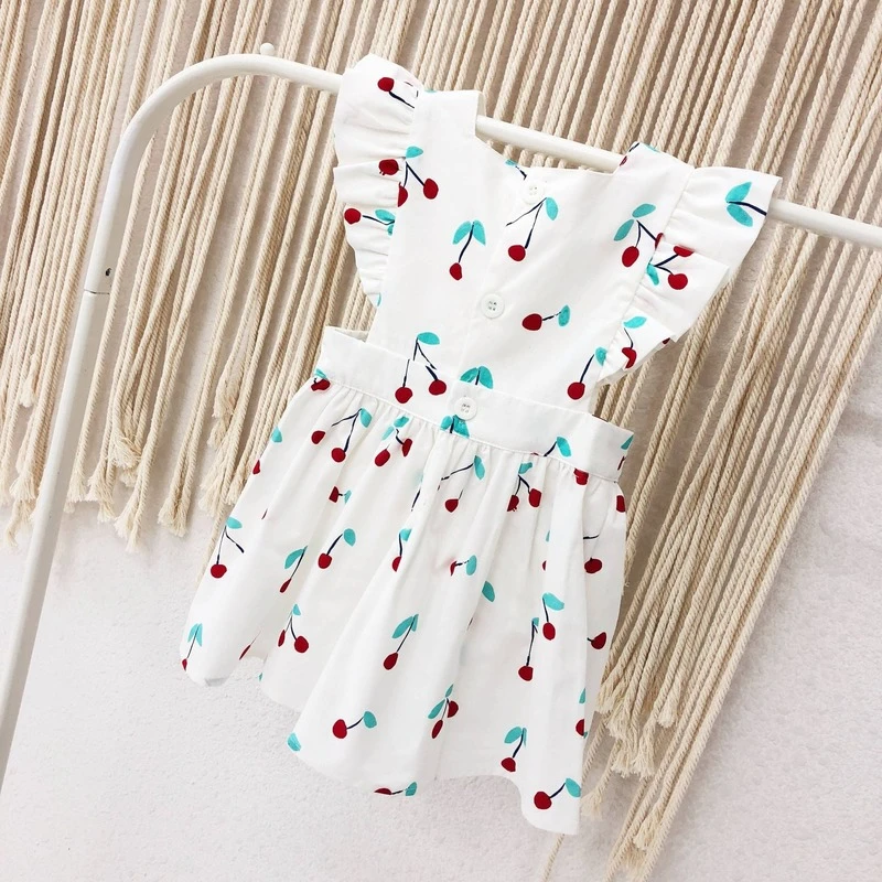Ins-Summer-New-Girl-Cherry-Dress-Kids-Dresses-for-Girls-Flower-Girl ...