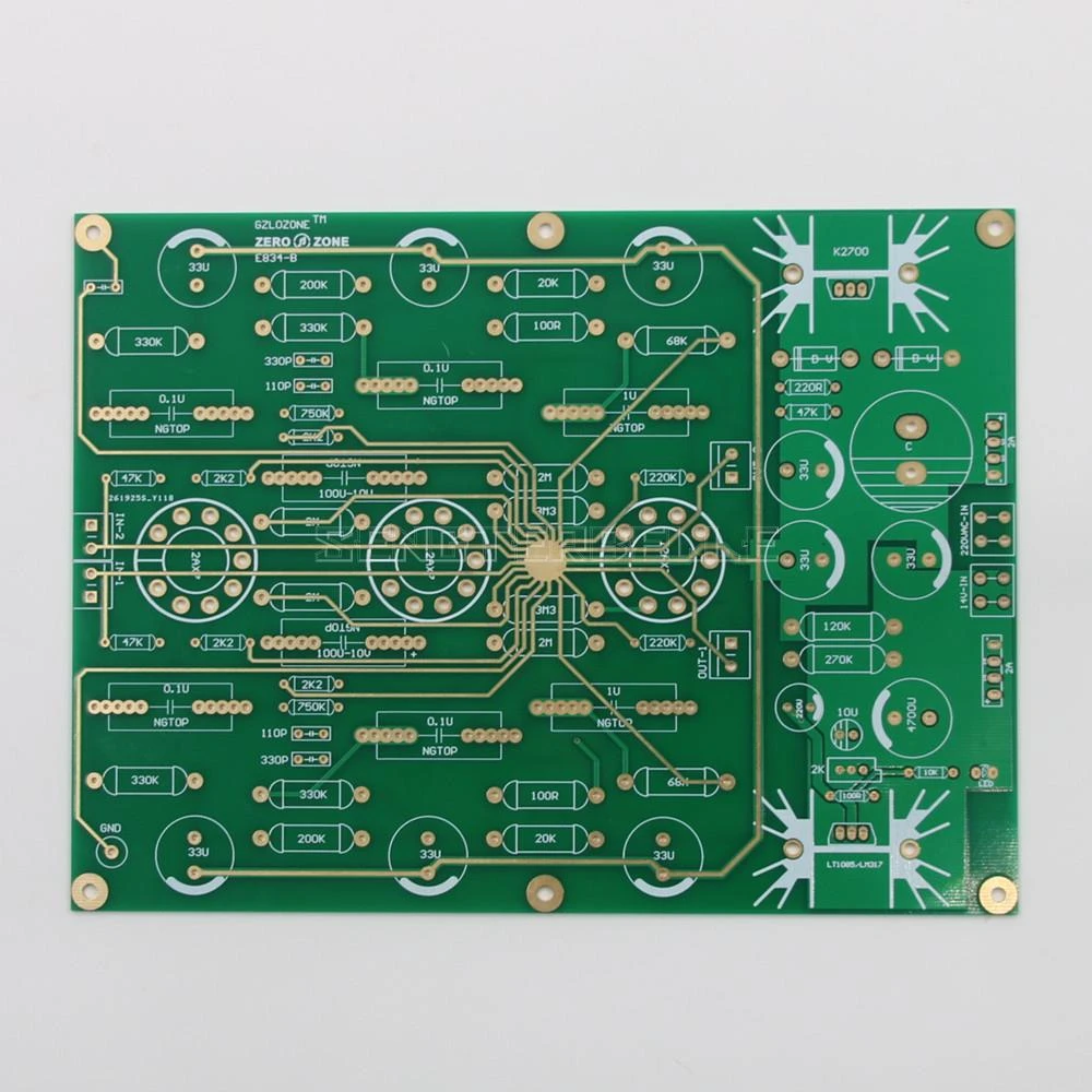 Reference EAR834 Amp Circuit RIAA MM Tube Phono Amplifier PCB Diy HiFi ...