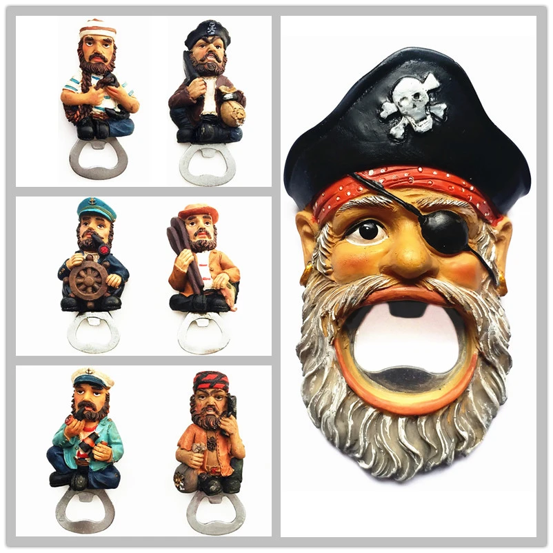 Tourist Souvenir Fridge Magnets | Fridge Magnet 3d Pirate | Fridge ...