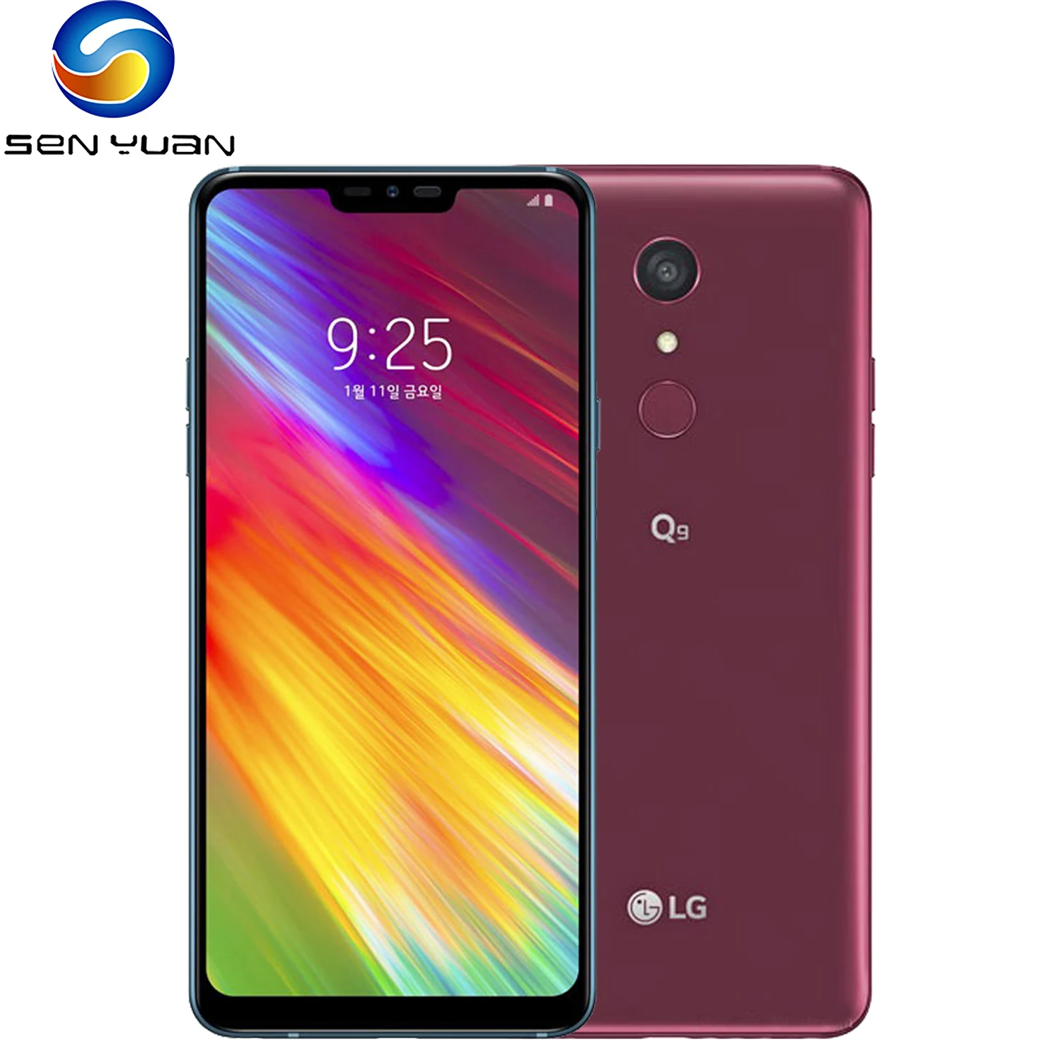 Original LG Q9 4G LTE Mobile Phone Korea Version 6.4'' Q925L Unlocked 4GB RAM 64GB ROM 16MP 1 ...