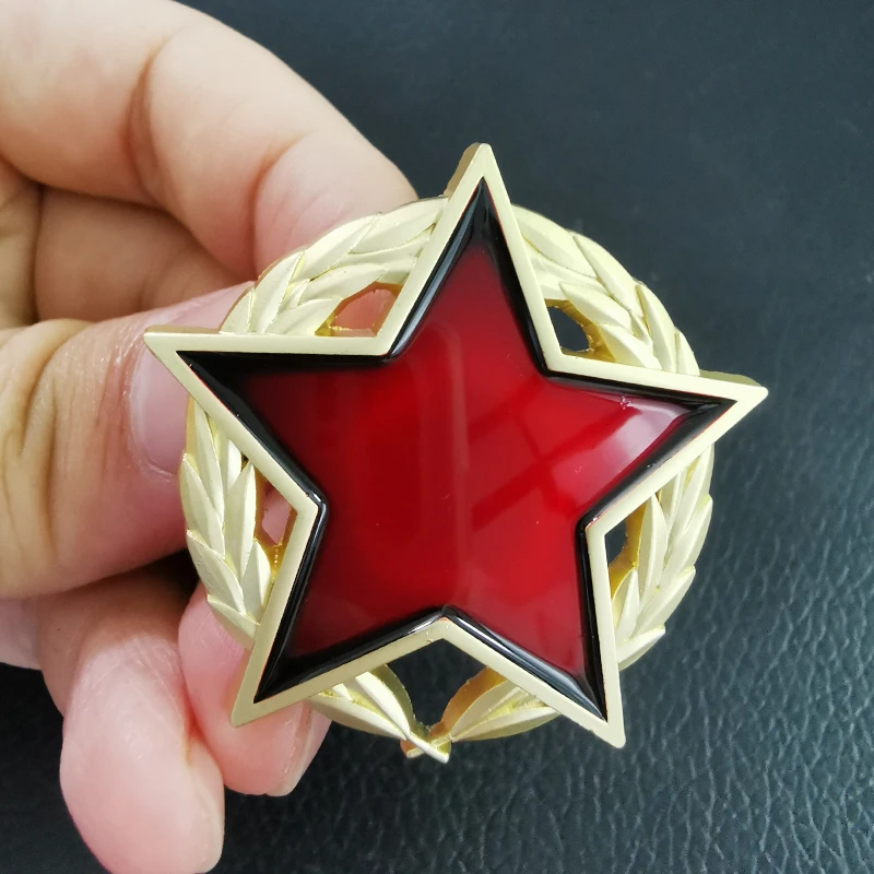 Soviet Red Star Enamel Pin Russia Medal Badge Military Accessory ...