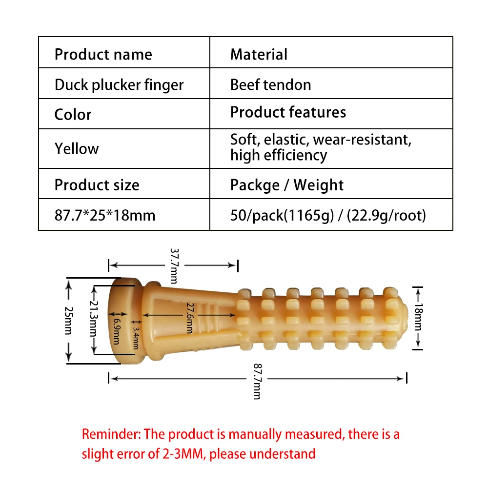 High-Quality-Duck-Plucker-Finger-Rubber-Plucking-Fingers-Removal ...