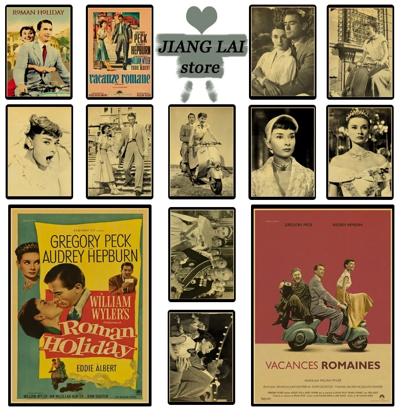 Audrey Hepburn Roman Holiday Poster