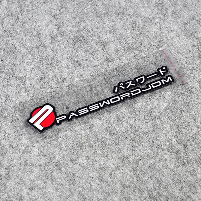 Password Jdm Decal