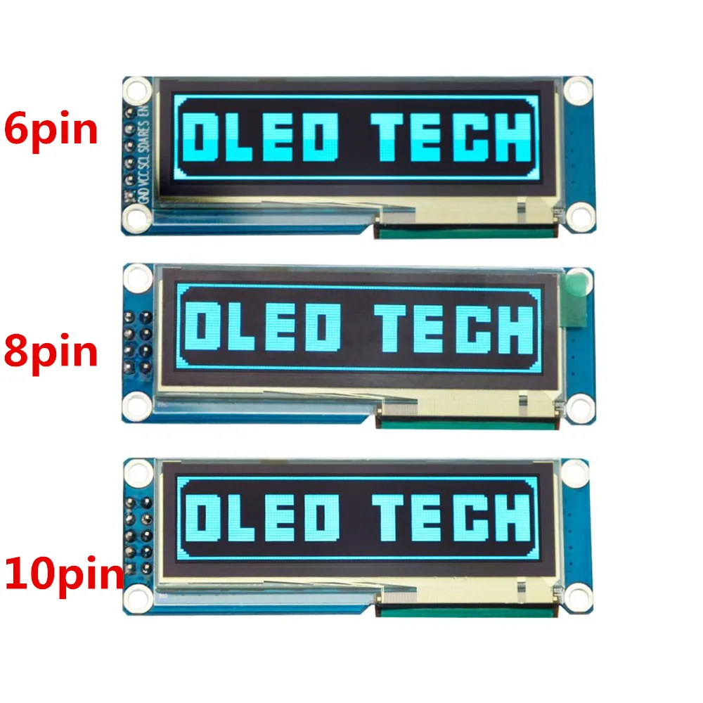 6-8-10Pin-2-23-inch-blue-OLED-LCD-display-module-12833-12832-LCD-screen ...