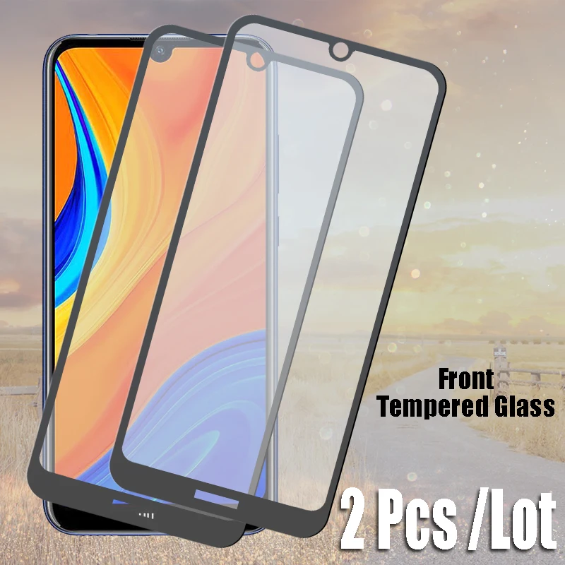 Vidrio Templado 5D para Huawei Y7 Prime Y7p Y8p Y6p Y6S 2020 vidrio de pegamento completo para ...