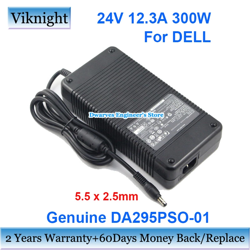 Genuine 24v 12.3a Ac Adapter For Dell Pa-2 Series Da295pso-01 N112h ...