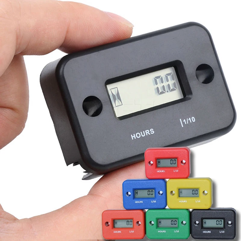 Waterproof-Digital-Hour-Meter-LCD-Display-Portable-Engine-Gauge-Hour ...