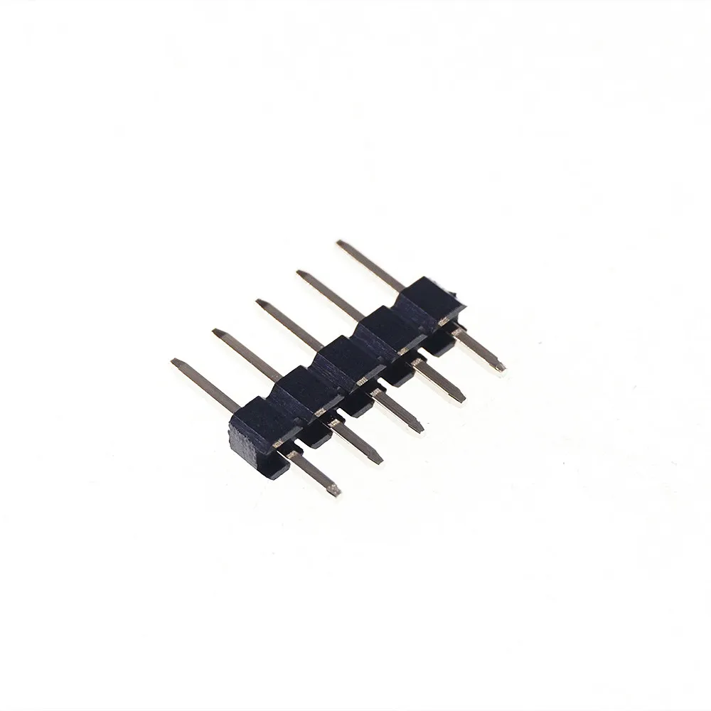 100pcs 1x5 P 5 Pin 2.0 mm Pin Header Male Single Row Straight PCB 180 ...