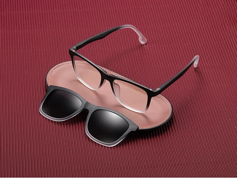 Magnetic-2-In-1-Eyeglass-Clips-on-Sunglasses-Men-Female-UV400-Polarized ...