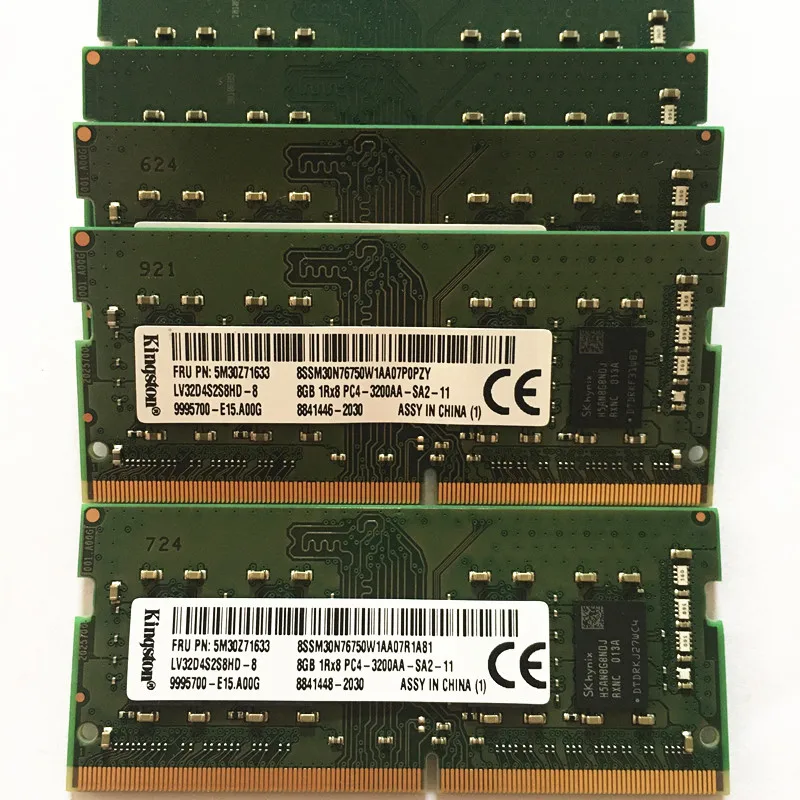 Kingston ddr4 rams 8GB 3200MHz Laptop memory DDR4 8GB 1Rx8 PC4-3200AA ...
