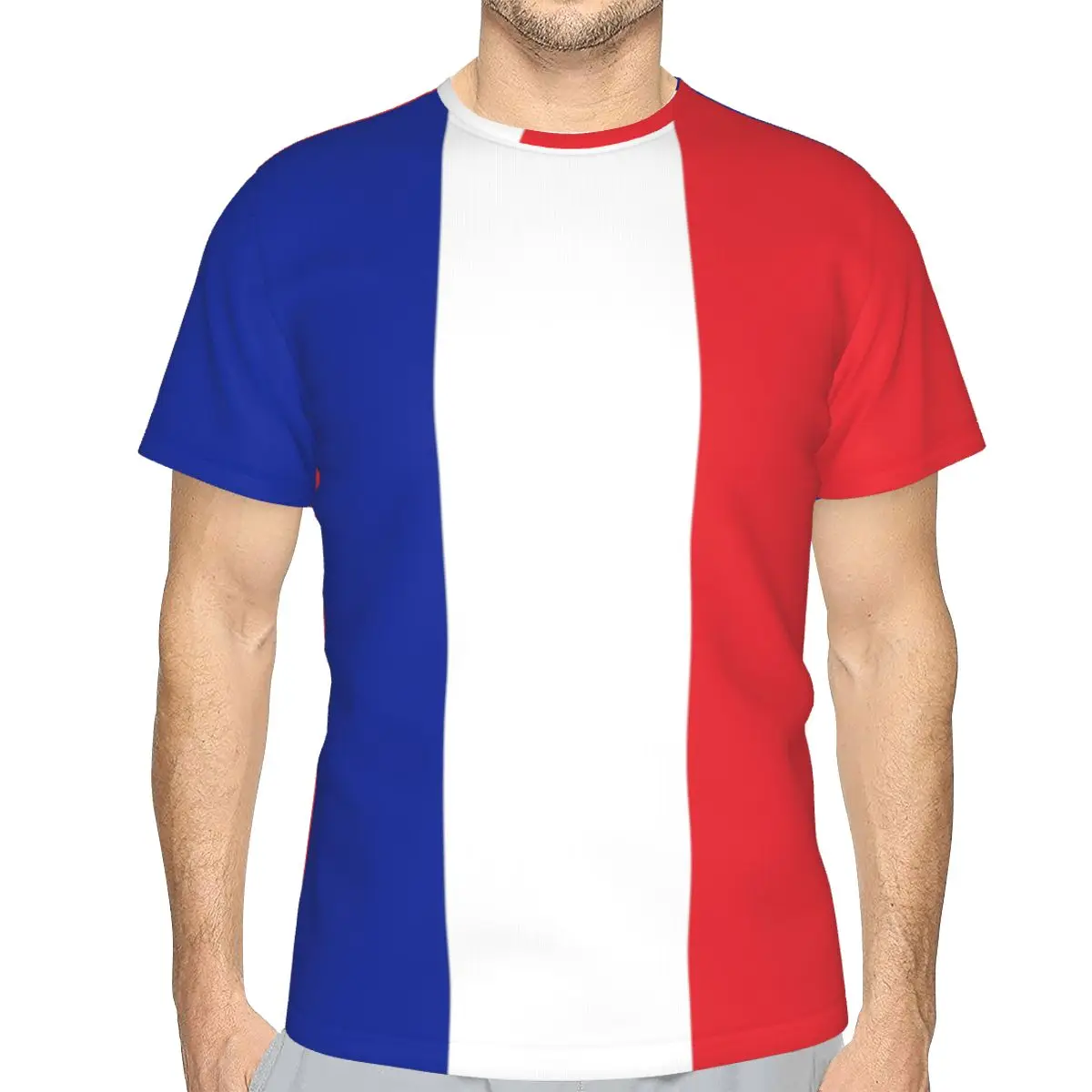 Flag-Of-France-French-Flag-T-shirt-Promo-Cute-Men-s-T-Shirt-Print-R333 ...