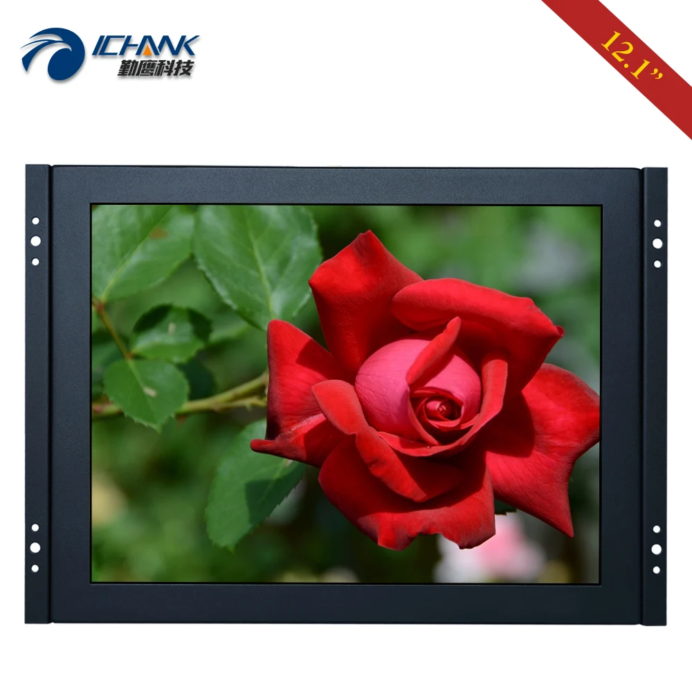 12-inch-LCD-Screen-800x600-BNC-HDMI-in-VGA-Remote-Control-Open-Frame ...