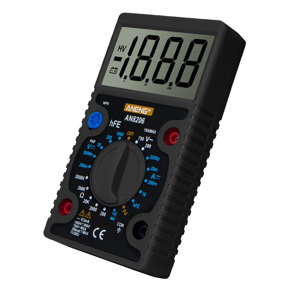 Lcd handheld multímetro tester mini multímetro digital buzzer saída de ...