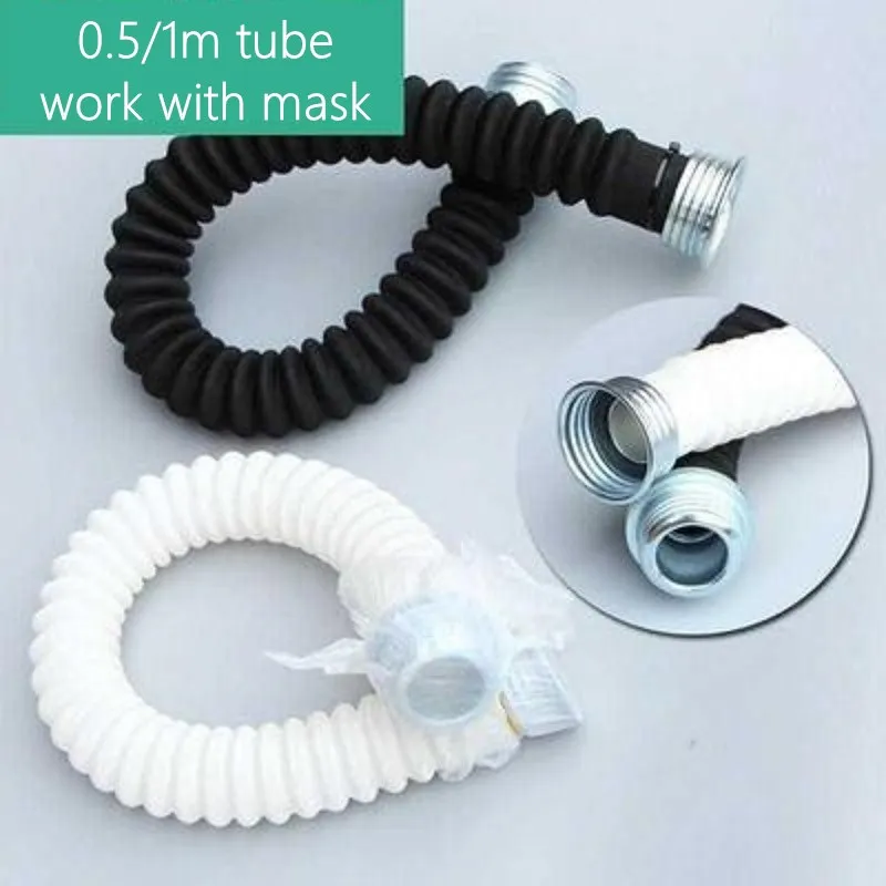 Gas-Mask-Tube-0-5-1m-Length-work-with-Full-face-Painting-Respirator ...