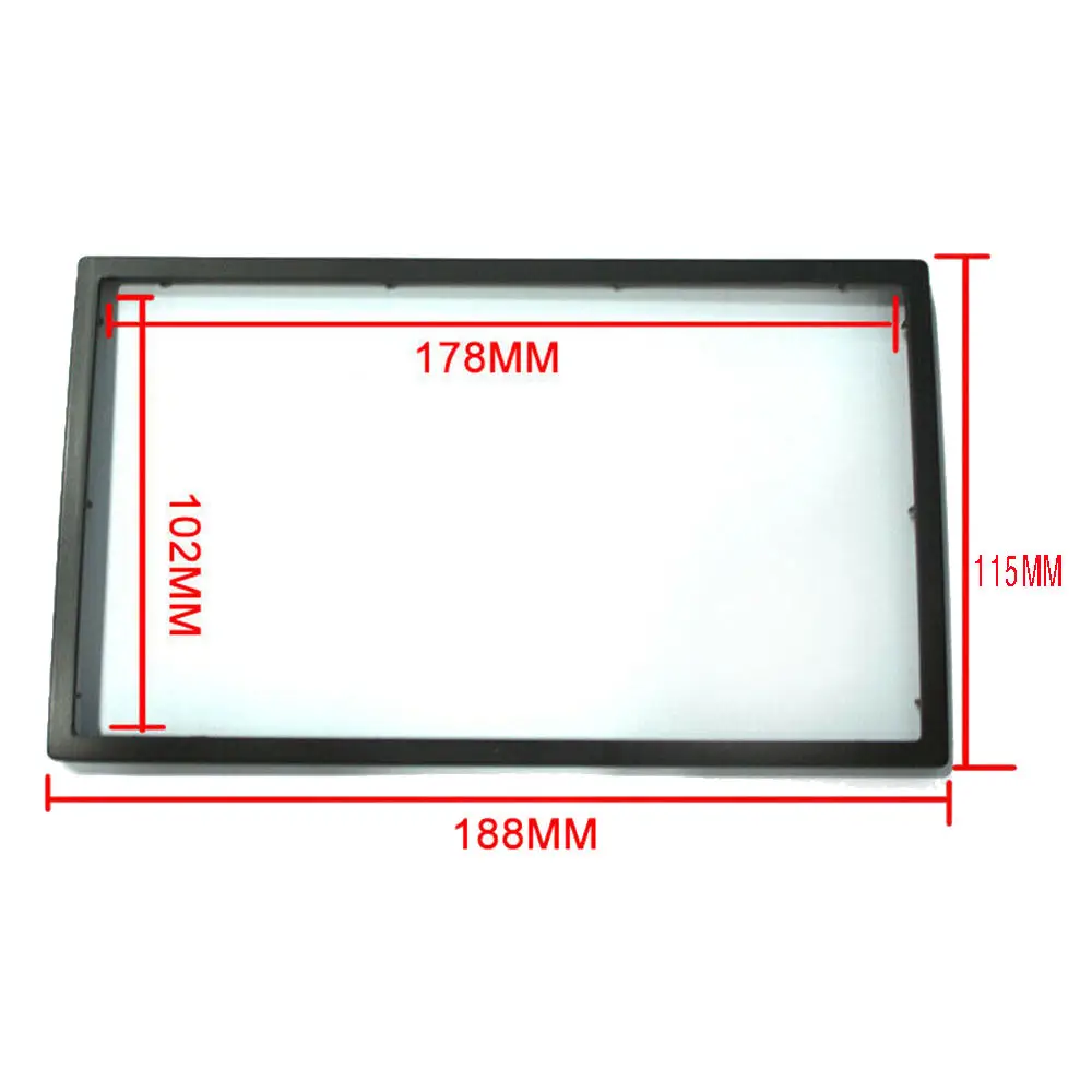 Din Install Dash Bezel Panel Mounting Frame for Car Stereo Radio DVD ...