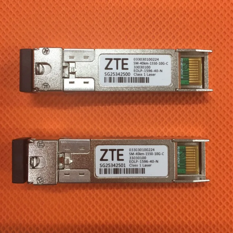 Original New ZTE 10G 40km SFP Module, SM-40km-1550-10G-C,3 shapes.