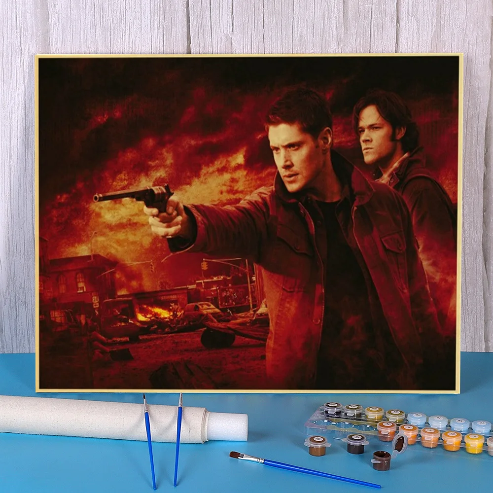 Supernatural Painting By Numbers Complete Kit Oil Paints 40*50 Paiting ...