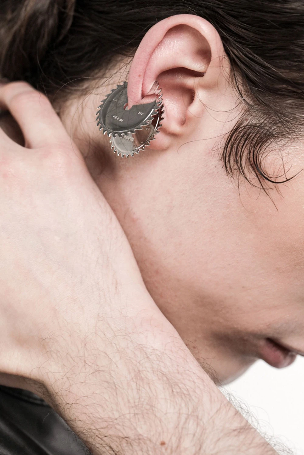 Hip Hop Original Trend Hip Hop Sawtooth Gear Without Ear Clips Men And ...