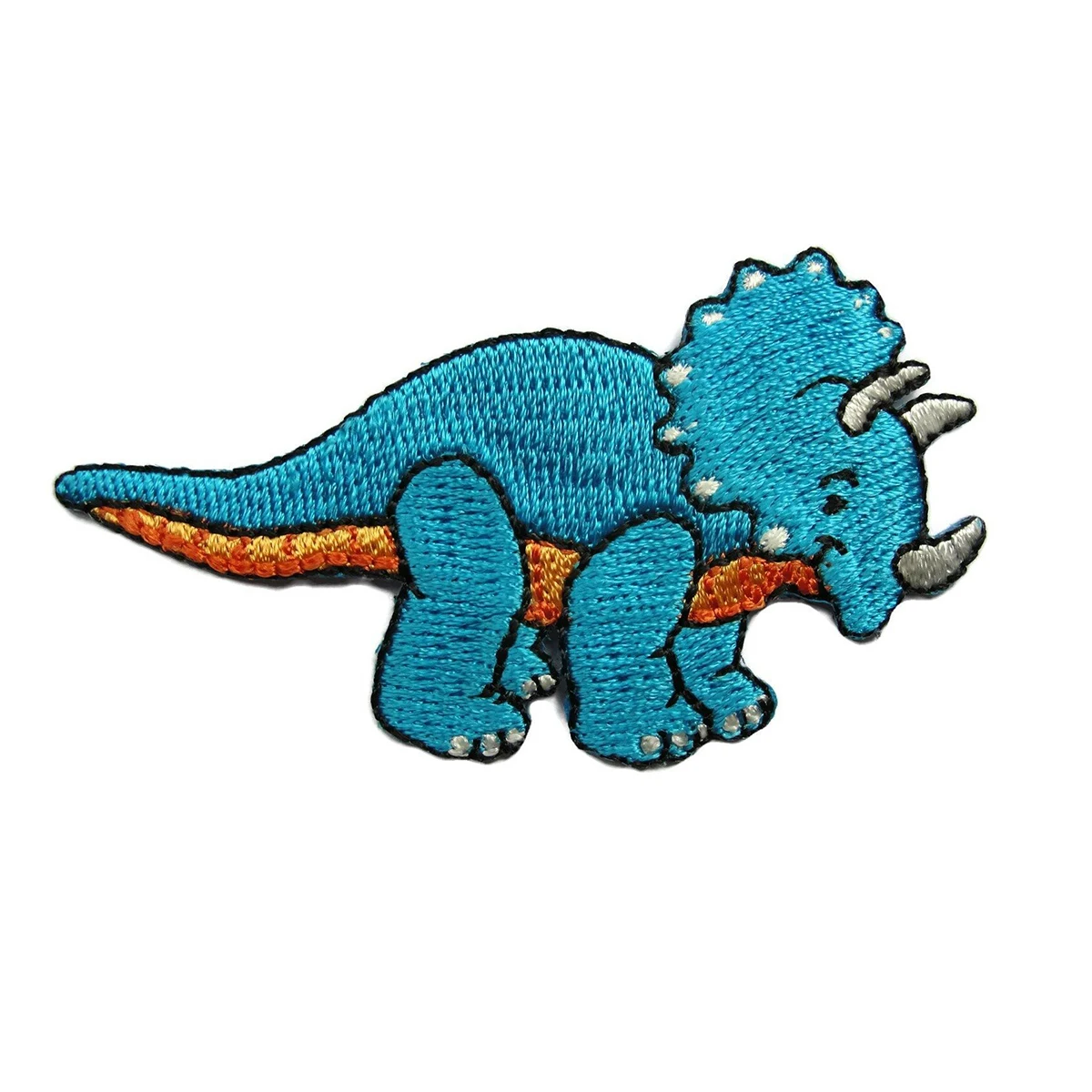 Blue Triceratops Clipart