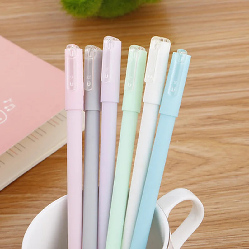 1pcs Candy colored Gel Pen0.5mm Kawaii Pens Novelty Student Cute Pens ...