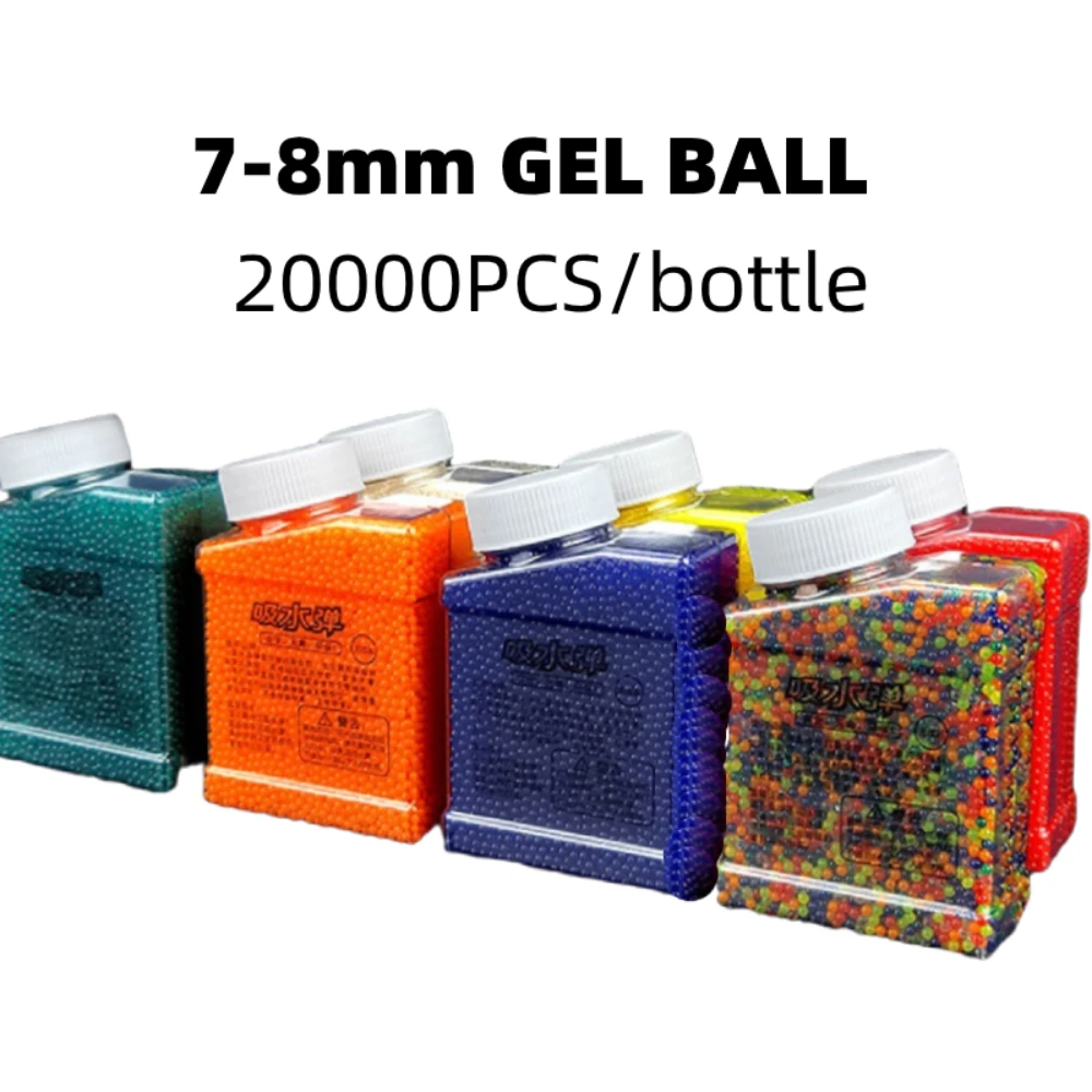 7mm Absorb Water Soft Ball Bullets Childen Gel BB Air Gas Toys Pistols ...