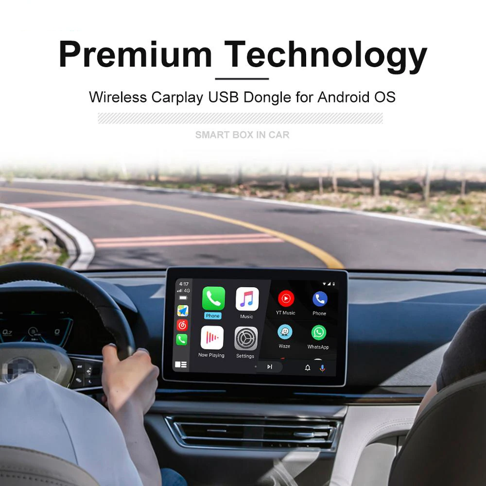 Smart Link Wireless Apple Carplay Android Auto for IOSD 14 Apple ...