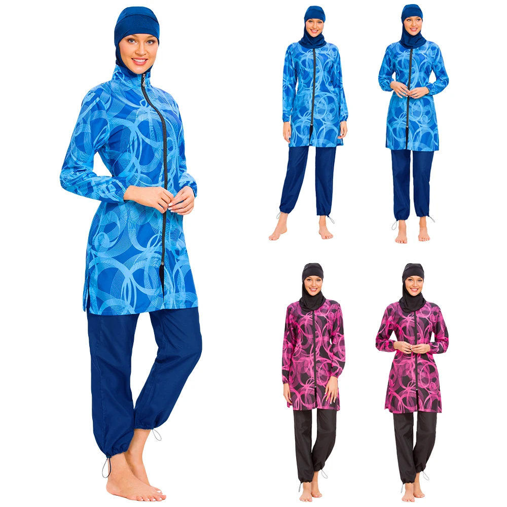 3pcs-Muslim-Swimwear-Burkini-Women-Islamic-Hijab-Swimsuit-Modest ...