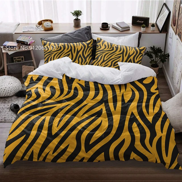 Zebra Print Twin Bedding