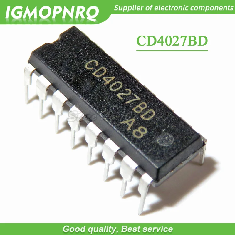20pcs/lot Cd4027be Cd4027b Cd4027 4027be Dip-16 Ic New Original Free Shipping - Integrated ...