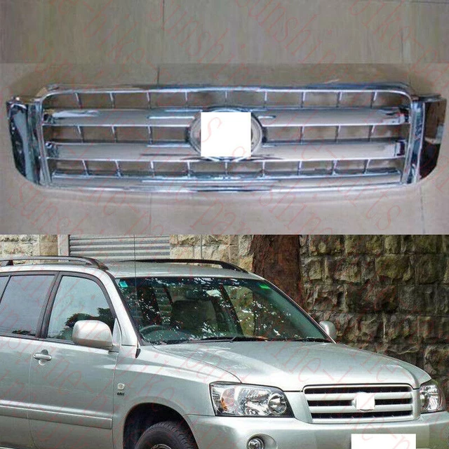 2007 Toyota Highlander Silver Grill