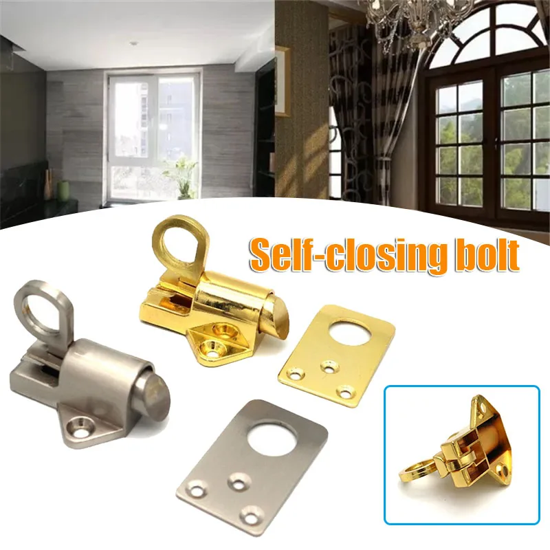 Automatic Spring Loaded Latch Zinc Alloy Security Gate Door Lock For ...