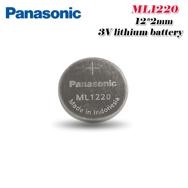 1PCS Panasonic ML1220 แบตเตอรี่ลิเธียม 3VสำหรับRtc Biosนาฬิกาของเล่น ...