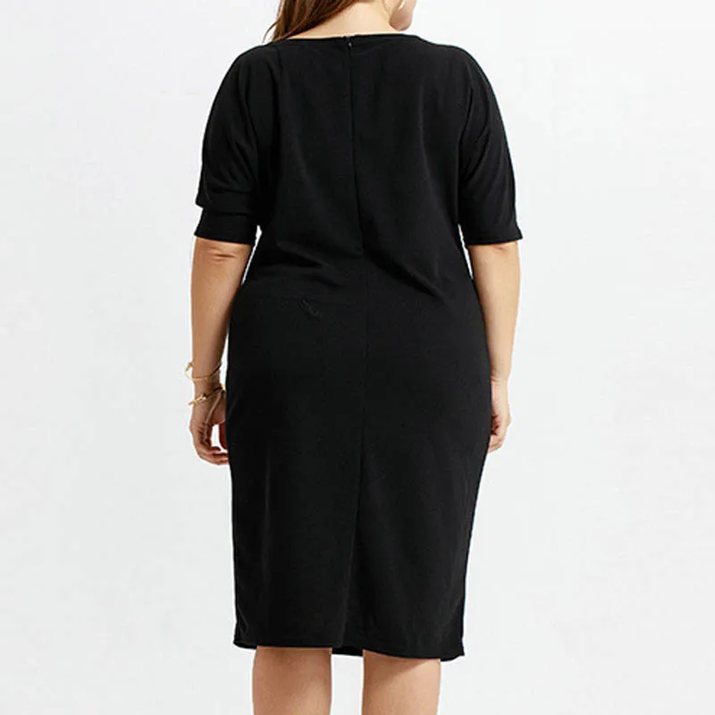 Летнее платье женское 6XL 7XL 8XL плюс размер обхват груди 138 см платье женское купить в OCHA.RU