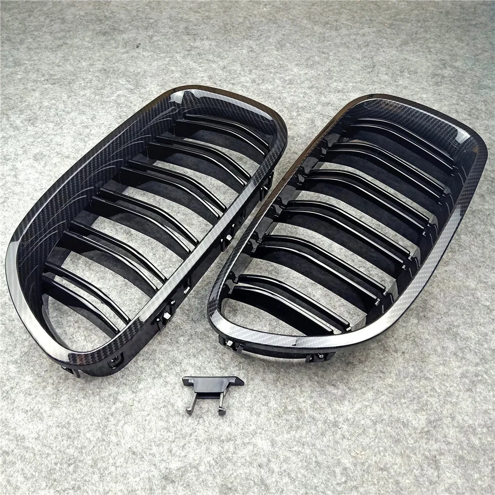 1 Pair 5 Series F10 front grill Glossy Black Front F10 Grille For BMW ...